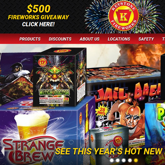 Keystone fireworks website - MIND Development & Design, LLC Keystone fireworks website - MIND Development & Design, LLC
